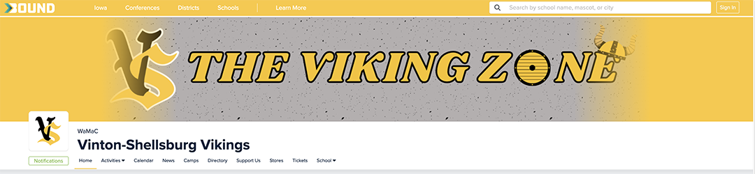 NEW School Activities Calendar – Vinton Shellsburg CSD